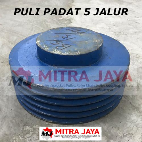 Jual PULI BESI PADAT B5 x 8 inch POLI PULLEY PULLY BESI ANCURAN 5 JALUR ...