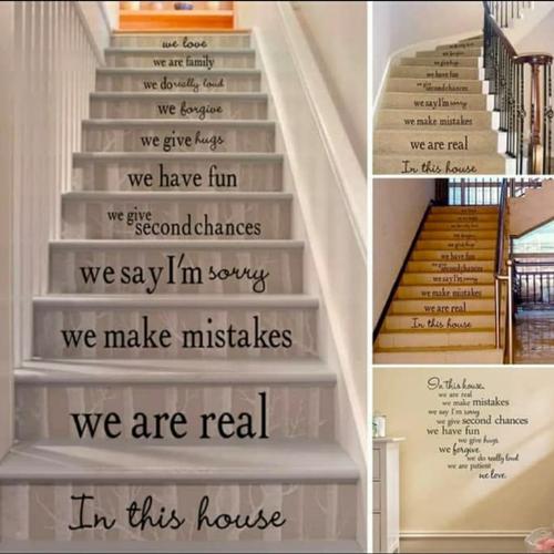 Jual wallpaper quote kata mutiara wall sticker tangga dinding rumah ...