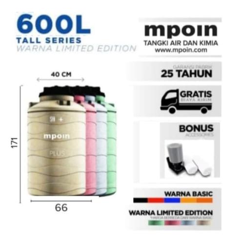 Jual Tangki Air Toren Tandon 600 L Tall Silverstone - Kota Tangerang ...