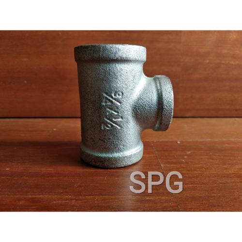 Jual Tee Galvanis 3/4 x 1/2" inch Tee Drat Dalam Sambungan Pipa ...