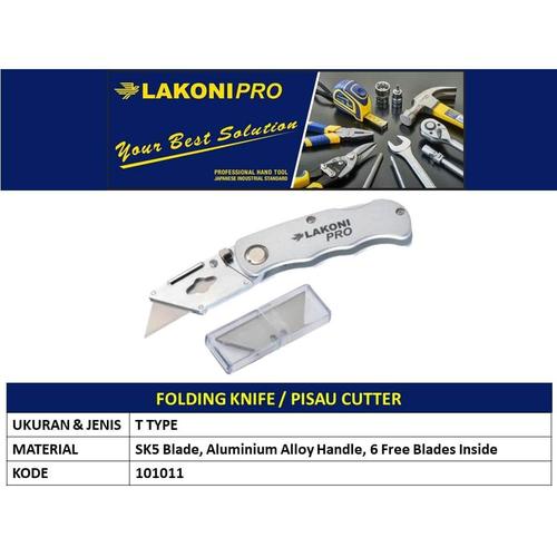 Jual LAKONI PRO FOLDING KNIFE T-TYPE / PISAU CUTTER LAKONI PRO ...