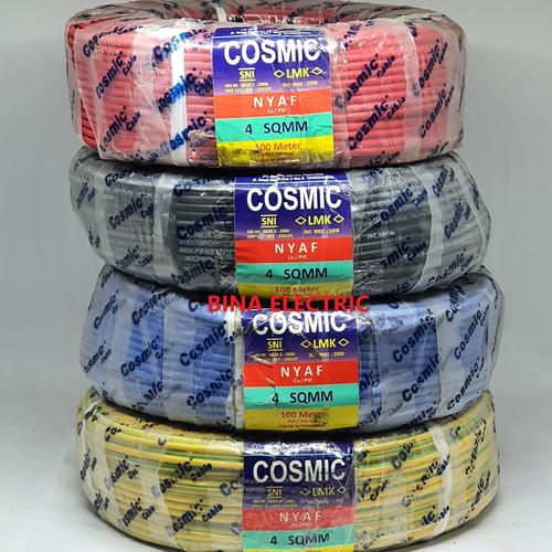 Jual Kabel Listrik NYAF 4mm 4 mm 1x4mm 1 x 4 mm Cosmic 100M 100 Meter ...