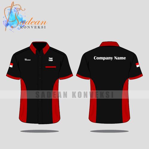 Jual Seragam Kerja : Kemeja Lengan Pendek Perusahaan Konveksi ...