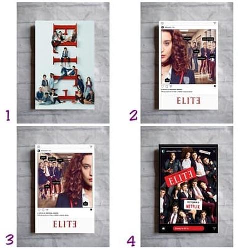 Jual Poster Elite film tv series serial drama hiasan dinding kayu ...