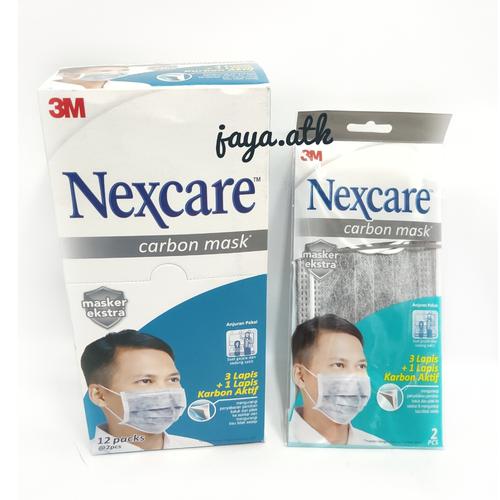 Jual 3M Nexcare Masker Karbon - Carbon Masker Kesehatan 2 Pcs MP-20 ...