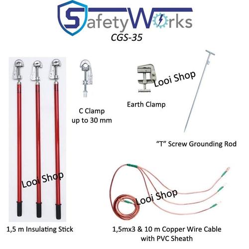 Jual Grounding Stick 20 kV / Ground Stick 20 kV / Grounding Lokal ...