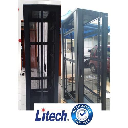 Jual LITECH Close Rack Server / Cabinet Rack 42U Depth 900mm brand ...