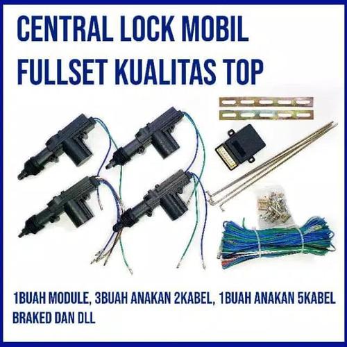 Jual Central Lock Mobil Komplit Universal / Modul Central Lock Mobil ...