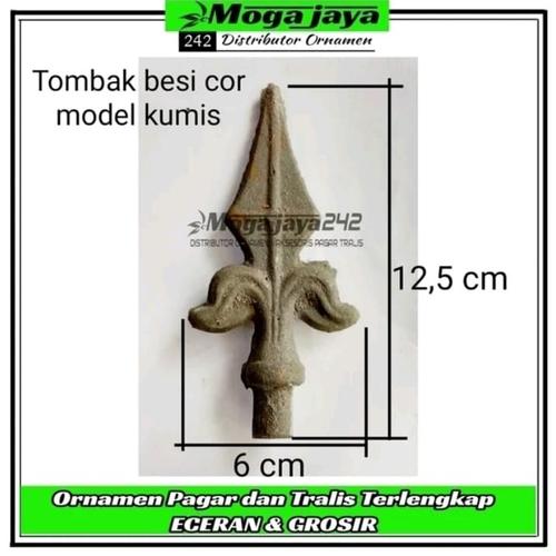 Jual tombak pagar besi cor model kumis ornamen pintu pagar - Kab ...