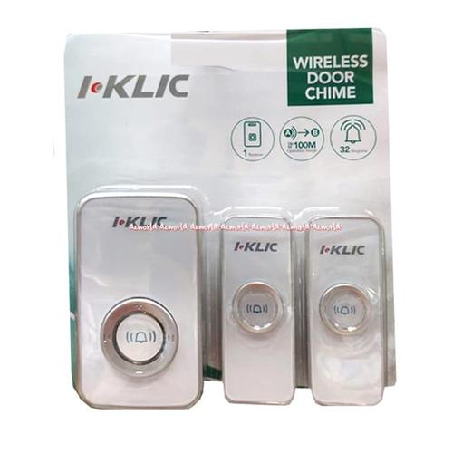 Jual Moztec wiraless Door Chime Bell Pintu Bel Tanpa Kabel Isi 2 ...