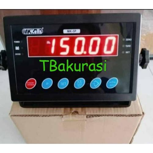 Jual Indicator jembatan timbang / display 6digit 2 RS232/ indicator MK ...