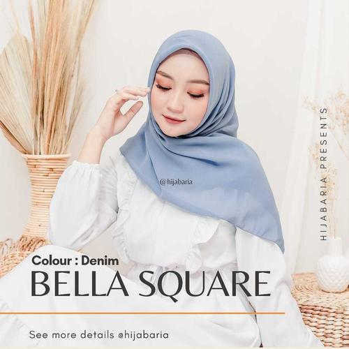 Jual Hijab Kerudung Segi Empat Polos - Denim - Denim - Kota Bandung ...