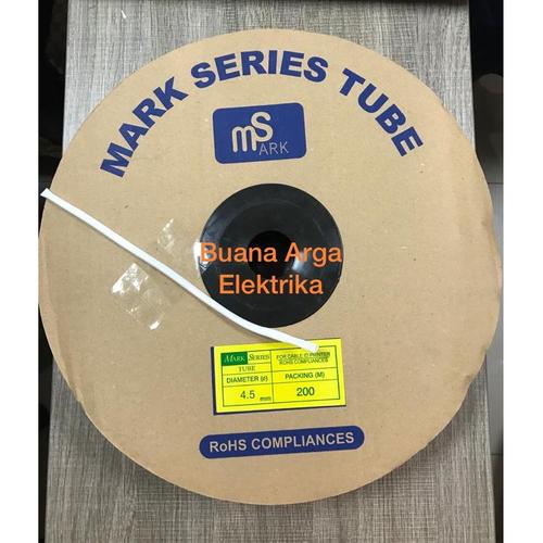 Jual Marking tube MARK SERIES 4.5 Untuk Kabel 4mm @200mtr - Putih ...