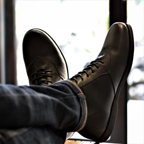 Jual Sepatu Bradley Bolton Semi Boots Brodo Hitam Original Handmade ...