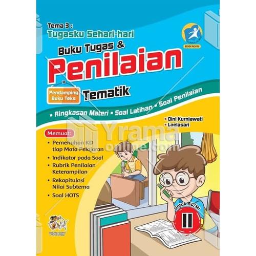 Jual Buku Tugas dan Penilaian Tematik Kelas 2 Tema 3 Tugasku Sehari ...