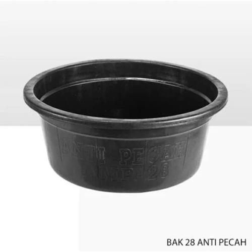 Jual Bak Baskom hitam karet Besar / Ember Besar Anti Pecah 24" GOJEK ...