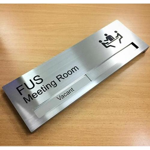 Jual Signage Meeting Room Full Stainless Uk. 32cm x 12cm - Jakarta ...