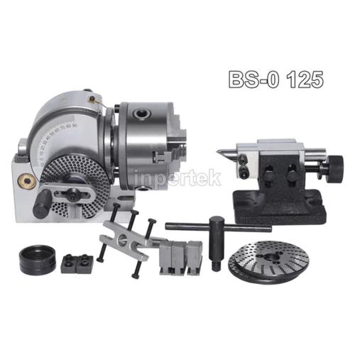Promo Dividing Head 5" 3 Jaw Chuck BS-0 Kepala Pembagi Milling 125mm ...