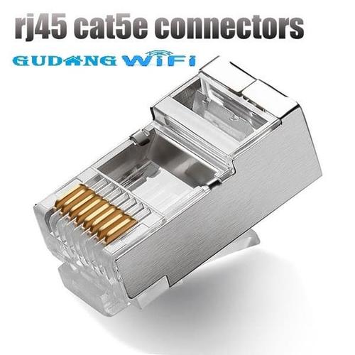Jual Connector STP CAT5 Besi Konektor RJ45 CAT5 Outdoor - Jakarta Pusat ...