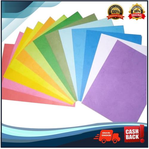 Jual Kertas Karton Buffalo Jilid Jeruk Folio 150 GSM Warna Warni ...