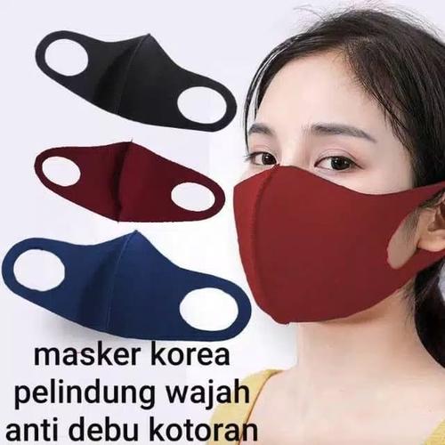 Jual MASKER KOREA / MASKER KAIN PREMIUM bisa cuci ulang BAHAN SCUBA ...
