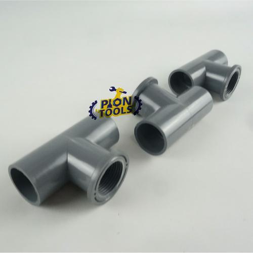 Jual JAYA ORI Tee Drat Dalam PVC ts 3/4" Faucet Tee PVC T drat dalam ...