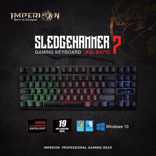 Jual KEYBOARD GAMING IMPERION SLEDGEHAMMER 7 - Hitam - Kota Medan ...