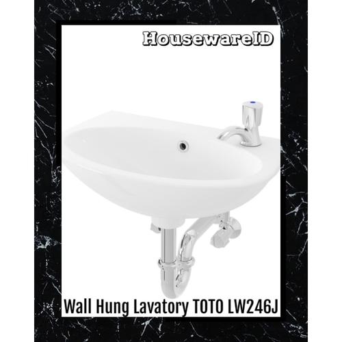 Jual Wastafel TOTO LW246J Original, washtafel lavatory toto tipe LW246 ...