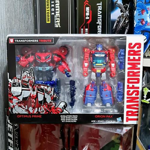 Jual Transformers Tribute Evolution Pack Optimus Prime And Orion Pax ...