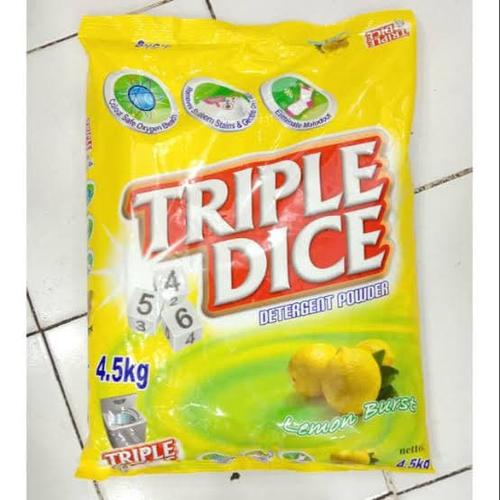 Jual triple dice detergen 4.5 kg only gojek dan grab - Kota Medan ...