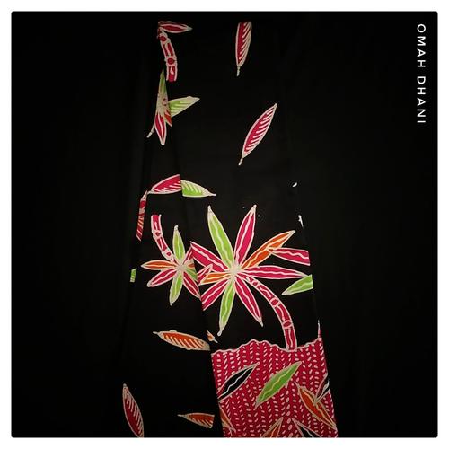 Jual Kain Batik Tulis Motif Pohon Kelapa - Hitam - Kota Salatiga - Omah ...