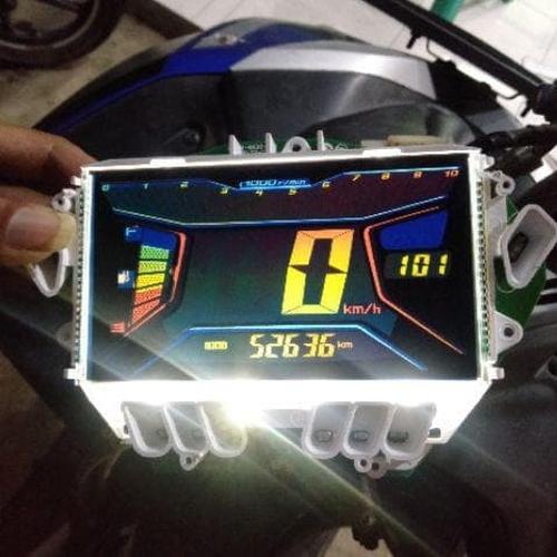Jual Stiker LCD SPEEDOMETER YAMAHA AEROX & LEXI - Biru - Merah - Kota ...