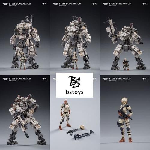 Jual JoyToy Steel Bone Mech Armor JT0104 Snow Version - Joy Toy Source ...