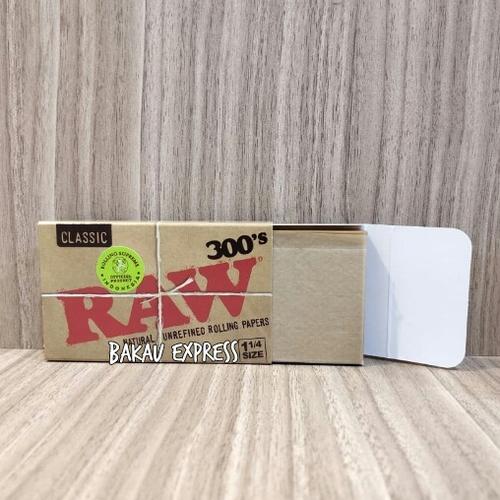 Jual Raw Classic 300 1 1/4 (79mm)/Papir/Rolling Paper/Kertas Linting ...