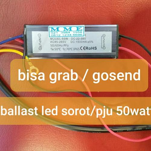 Jual Trafo Led 50w 50watt power supply 50w Sorot / Driver Ballast 50w ...
