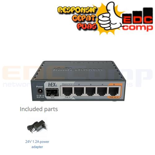 Jual Mikrotik Router RB760iGS hEX S - Jakarta Pusat - EDCComp | Tokopedia