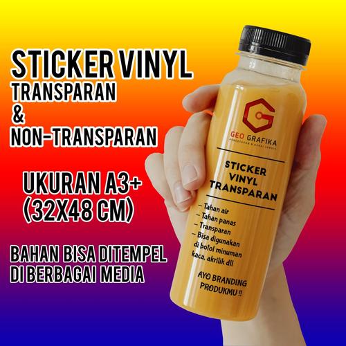 Jual STIKER VINYL TRANSPARAN & NON TRANSPARAN ANTI AIR & PANAS FULL ...