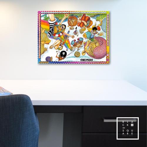 Jual Premium Poster - One Piece Color Spread - Borderless Frame 40x30cm ...