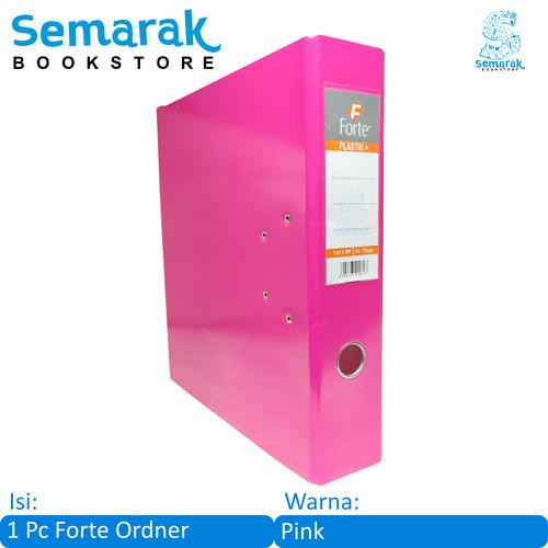Jual Map Ordner Forte Plastik F4 75 mm - Pink [1 Pc] - Kab. Bogor ...