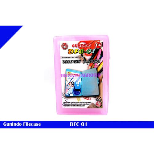 Jual GUNINDO FILE CASE DOCUMENTS / BOX FILE plastik DFC 001 F4 murah ...