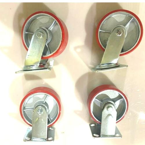 Jual roda pu heavy duty 6" hidup mati - Jakarta Barat - Toko roda ...