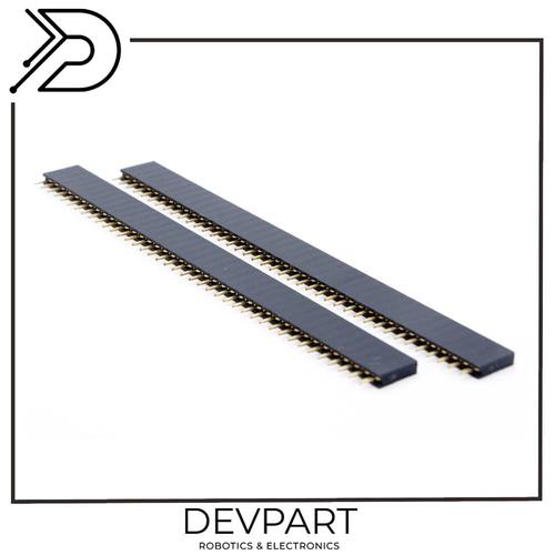 Jual Pin Header Female Strip Single Row 1x40 2.54MM Hitam - Kota Malang ...