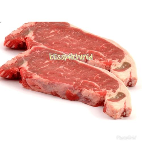 Jual New Zealand Prime Steer Sirloin Aged Beef Steak / NZ Striploin PS ...