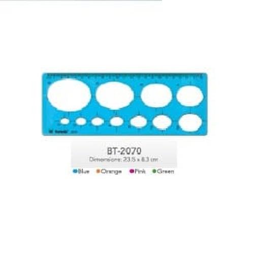 Jual Penggaris cetakan lonjong ruler elipse template 2070 cetakan oval ...