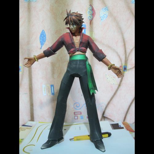Jual Final Fantasy Dancer Bartz papercraft - Kab. Bekasi - Papercraft ...