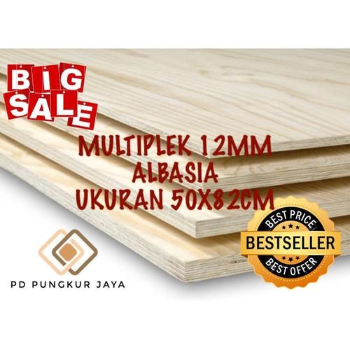 Jual CUCI GUDANG Triplek / Multiplek 12mm (Albasia) uk 50X82cm - Kab ...