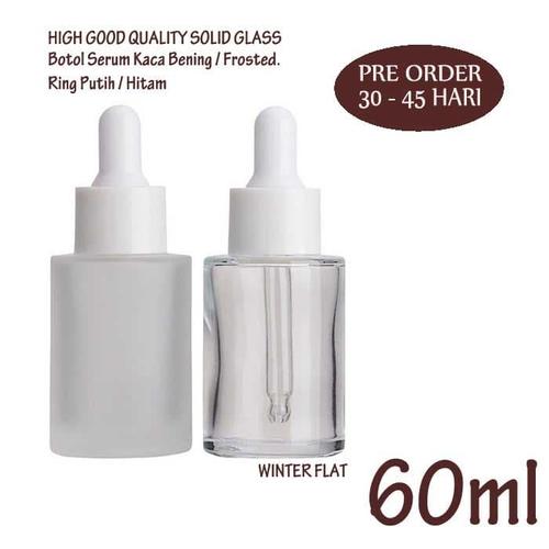 Jual Botol Serum 60ml Botol Dropper 60 ml Botol Pipet Kaca Frosted Doff ...