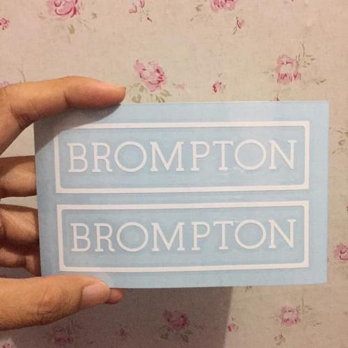 Jual READY STOCK CUTTING STICKER FRAME SEPEDA BROMPTON LOGO - Kab ...