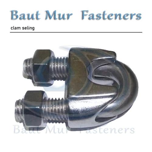 Jual wire clip stainless M10 / klem seling stainless sus 304 ss 304 ...