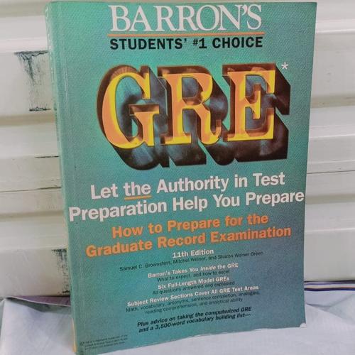 Jual BARRONS-GRE-Let The Authority In Test Preparation Help You Prepare ...